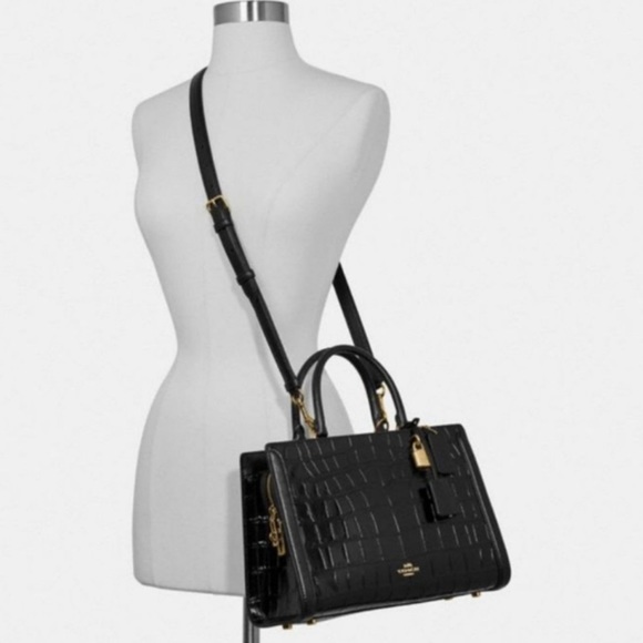 Coach | Bags | Coach Zoe Carryall Embossed Croc | Poshmark
